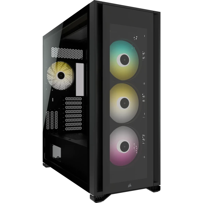 Corsair iCUE 7000X RGB Noir Tempered Glass ARGB ATX Full-Tower Boitier ...