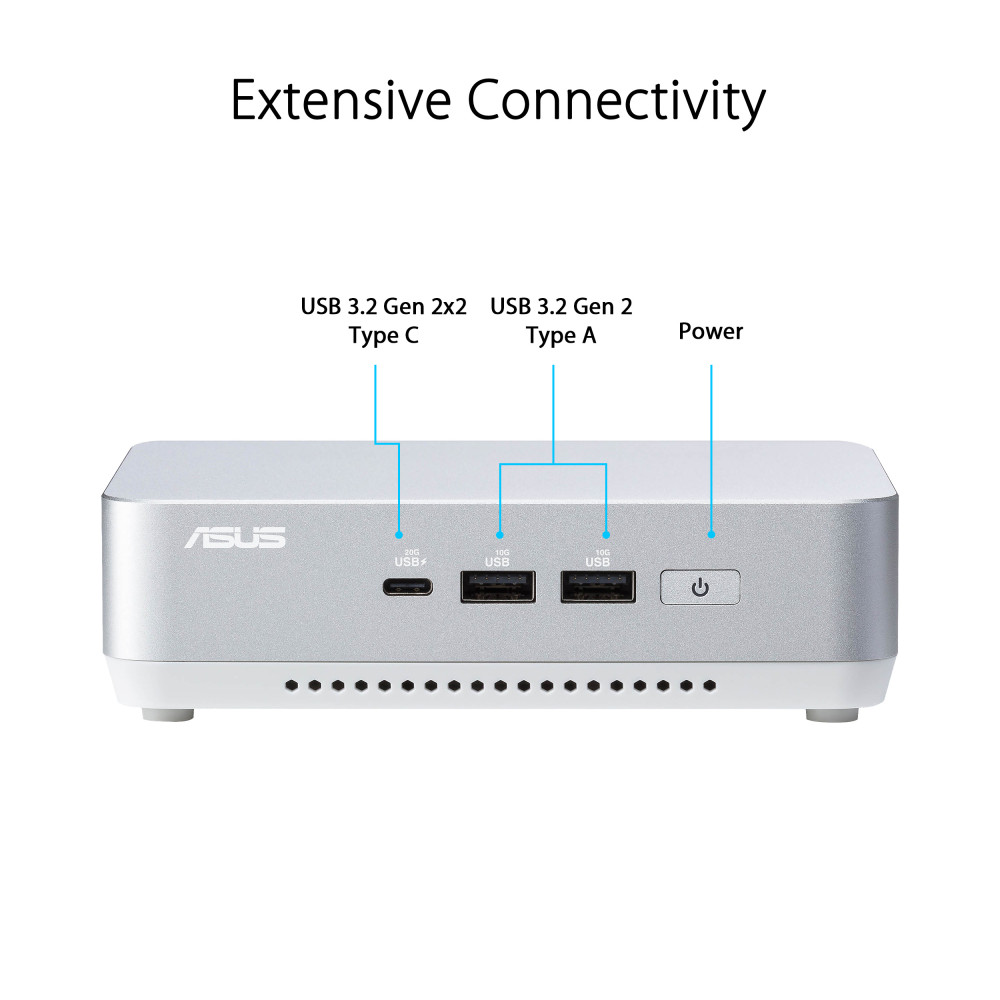 Ordinateurs de bureau ASUS NUC 14 Pro+ NUC14RVSu9 Intel Core Ultra 9 185H 32GB RAM 1TB SSD Intel ...